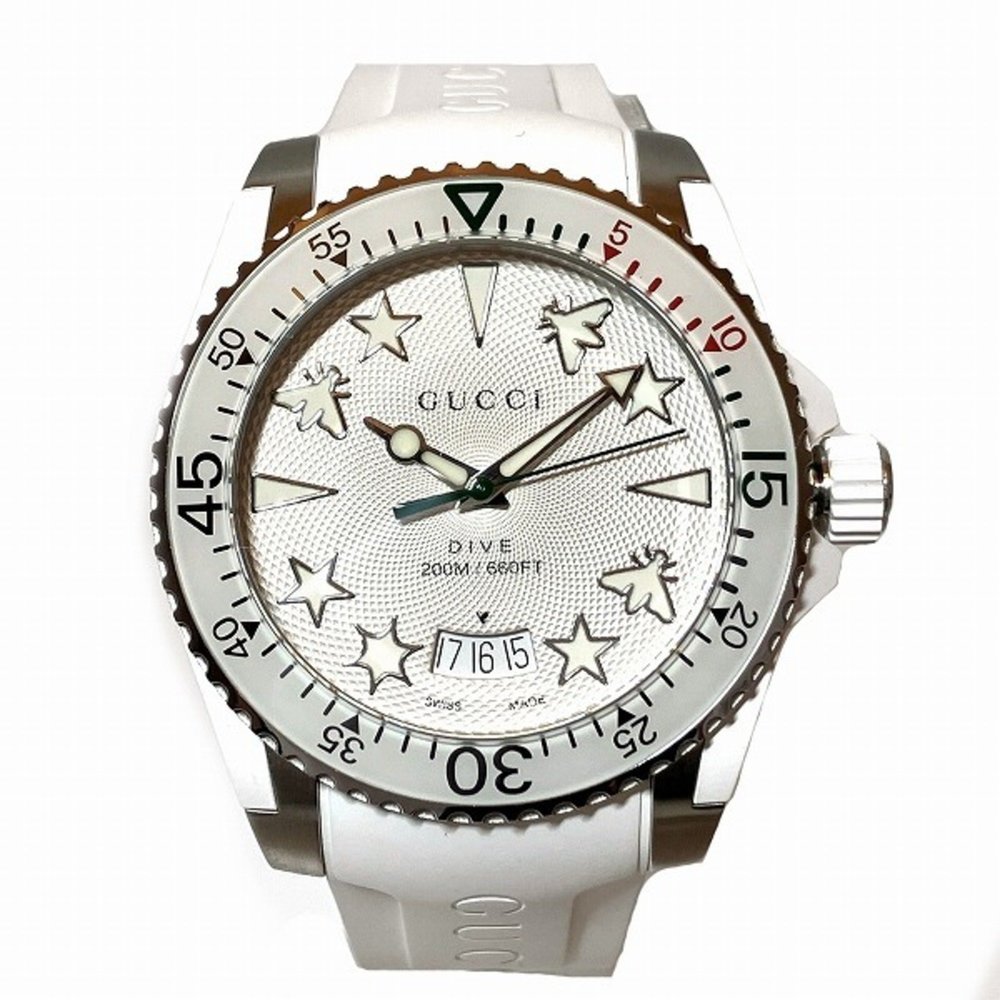 Gucci Dive 40 136.3 Quartz Diver Watch Men's - Gem